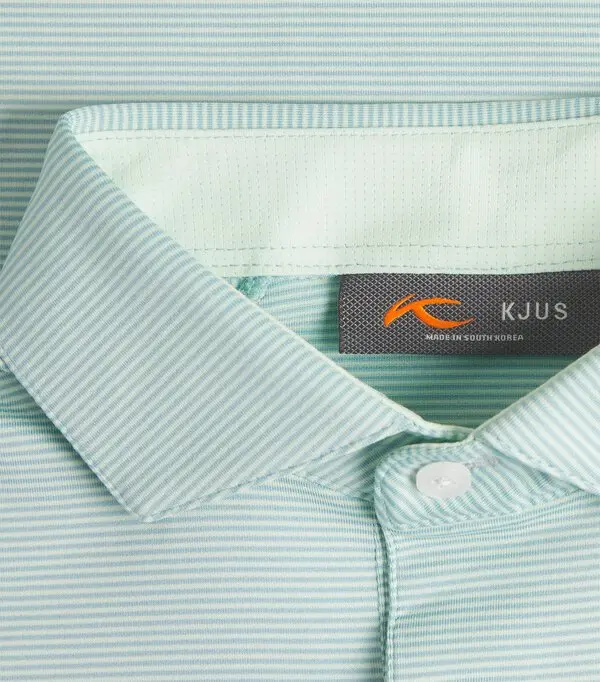 Kjus Stripe Soren Golf Polo Shirt