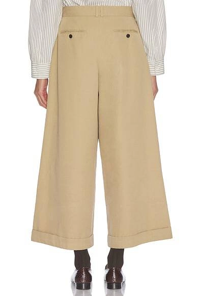 THE ROW Lior Tailored Trouser - Sand