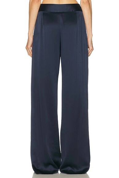 THE SEI Relaxed Pleated Wide Leg Trousers - Space