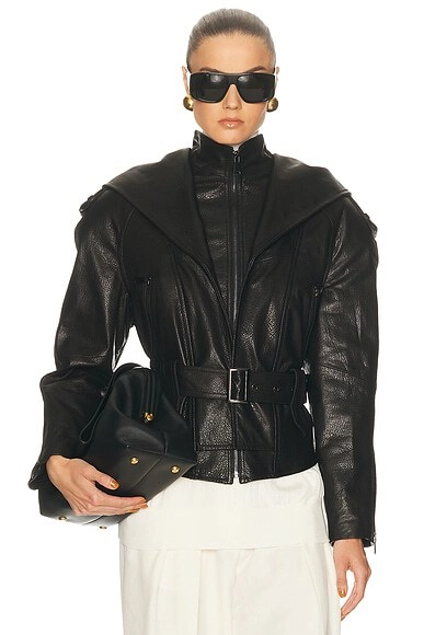 KAREN ARCANJO Renia Leather Jacket