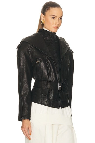 KAREN ARCANJO Renia Leather Jacket