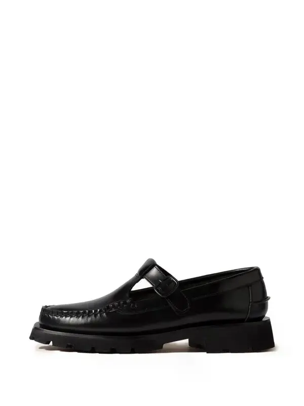 Hereu Alber Sport T-bar Loafers - Black
