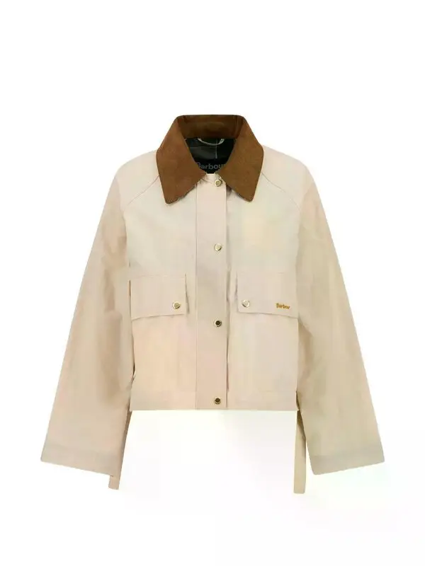 Barbour Medland Corduroy Collar Jacket - Neutrals