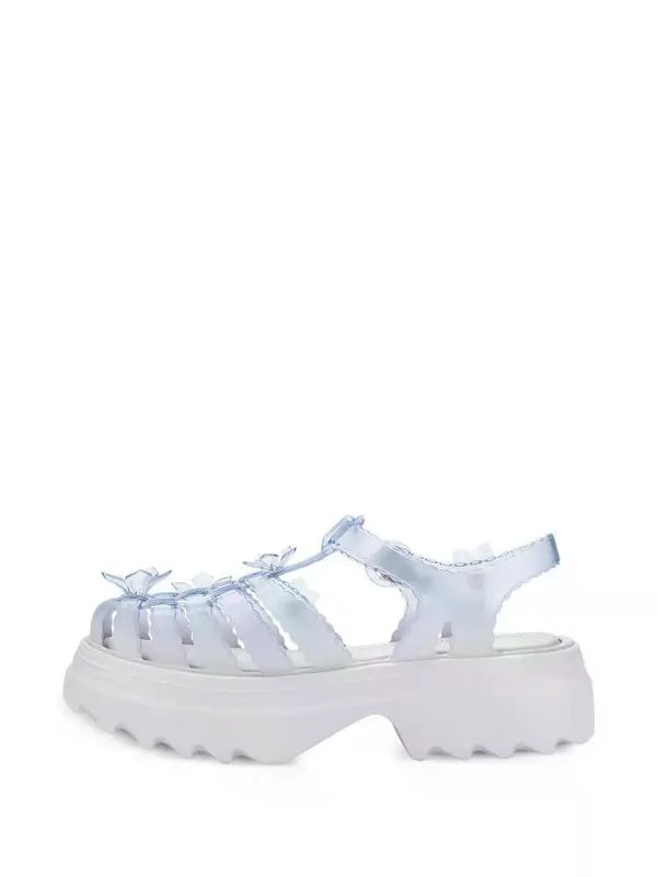 Melissa X Susan Fang Possession Platform Sandals - White