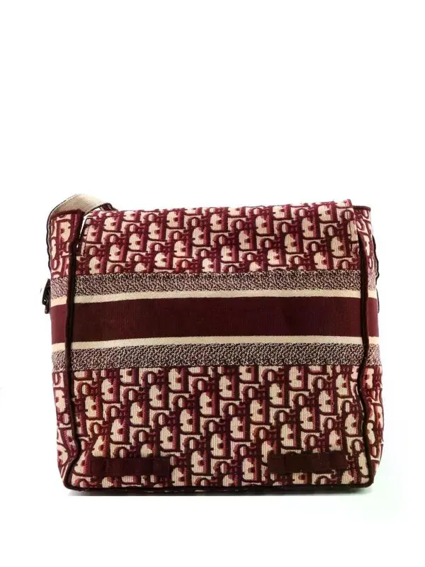 Dior Diorcamp Oblique Canvas Messenger Bag - Red