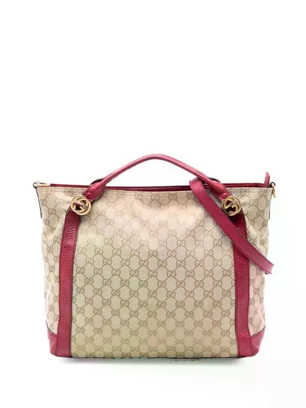Gucci Gg Canvas Miss Gg Satchel - Red