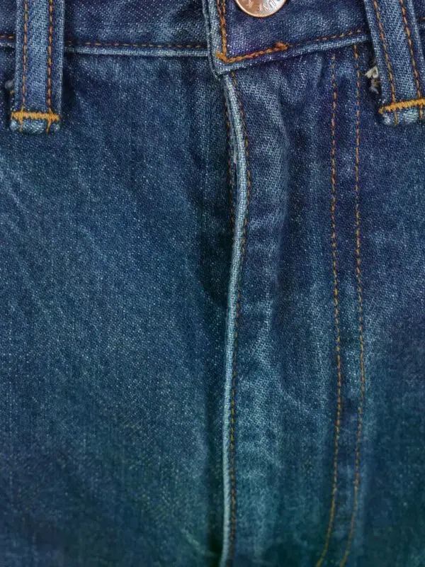 Maison Kitsuné X Kuro Voyage Logo Patch Jeans