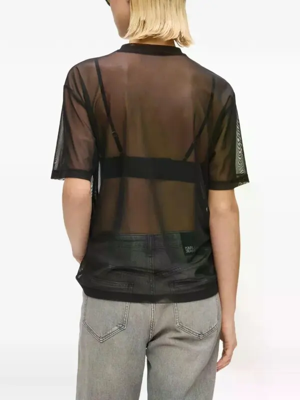 Karl Lagerfeld Crew Neck Logo T-shirt