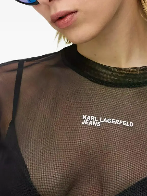 Karl Lagerfeld Crew Neck Logo T-shirt