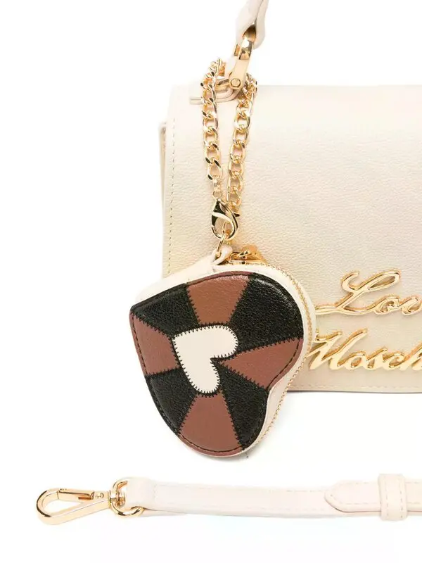 Moschino Heart Charm Tote Bag