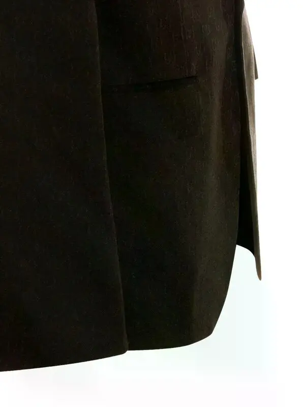 Gucci Single-breasted Gg Wool Blazer