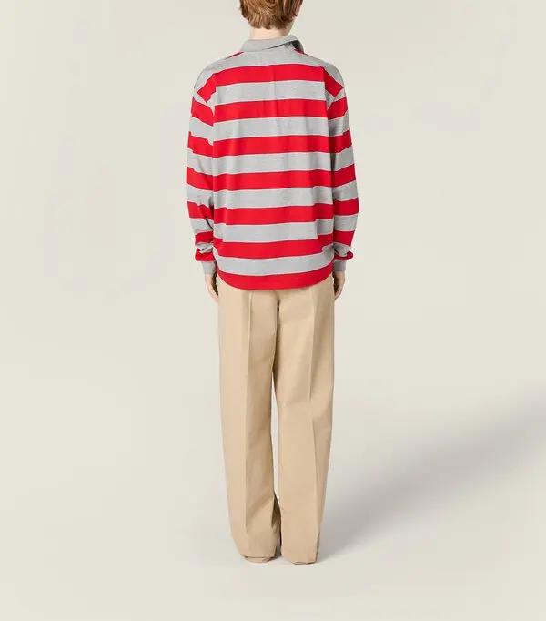Miu Miu Striped Cotton Rugby Shirt