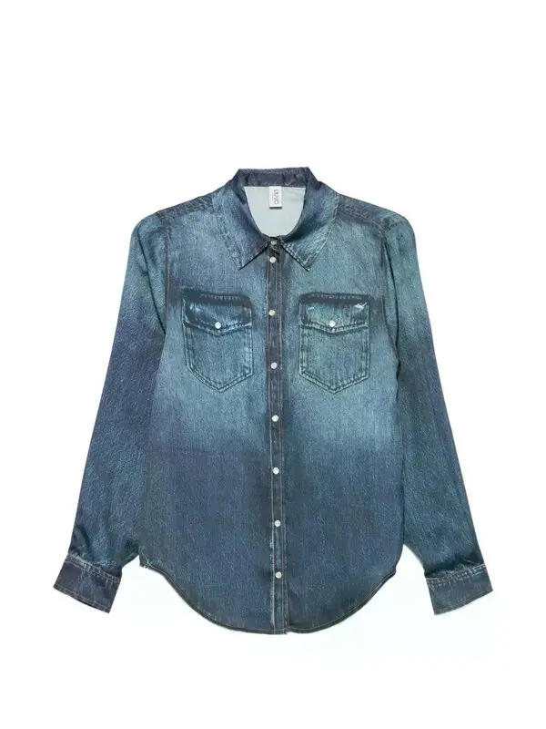 Liu Jo Snap-button Shirt - Blue