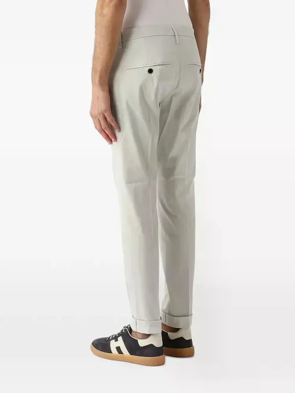 DONDUP Rolled-hem Trousers - Grey