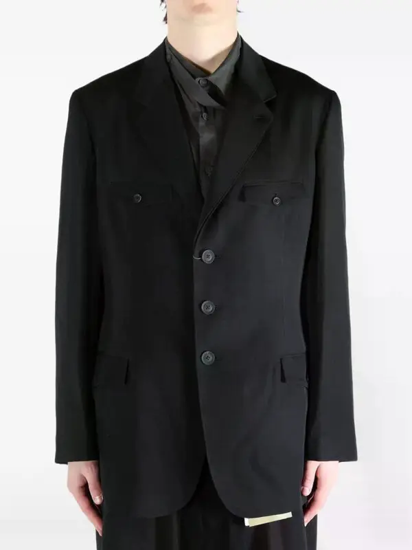 Yohji Yamamoto Buttoned Blazer