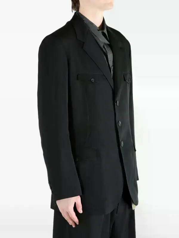 Yohji Yamamoto Buttoned Blazer