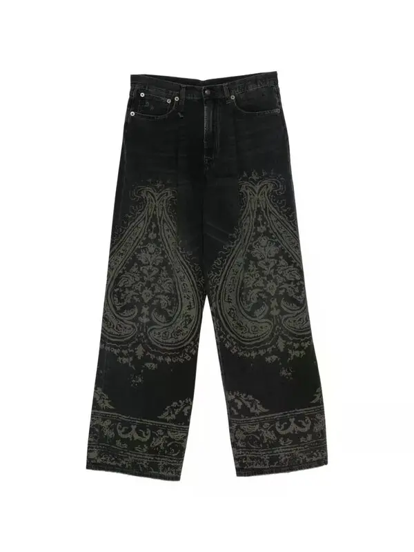 R13 Damon Paisley Jeans