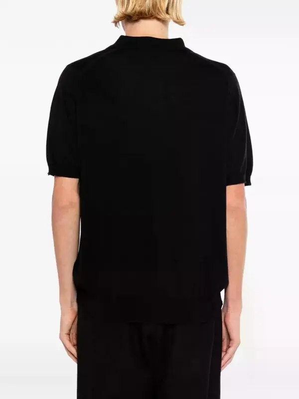 John Smedley Elvins Fine Stripe Polo Shirt