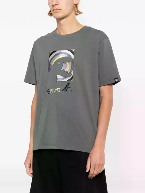 AGNES B. Box Dino T-shirt - Grey