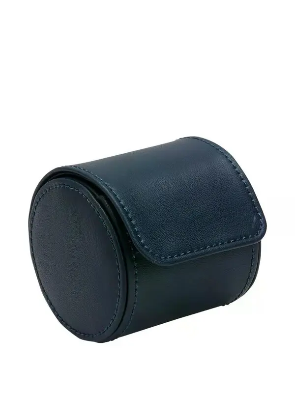 Wolf Earth Single Watch Roll Geometric Pattern Watch Case