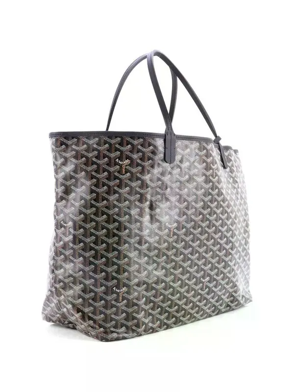 Goyard Saint Louis Coated Canvas Gm Tote Bag - Black