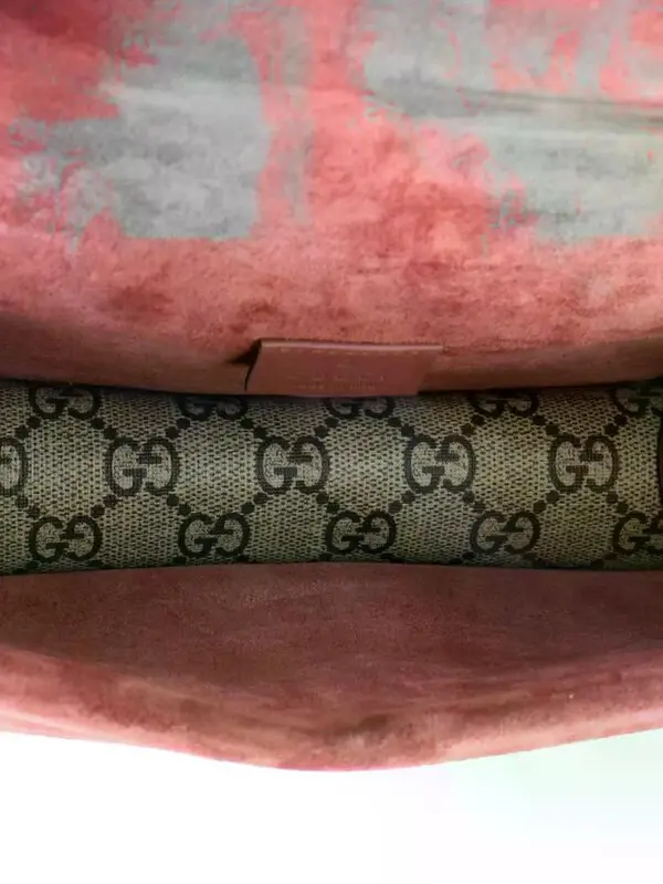 Gucci Blooms Print Gg Coated Canvas Mini Shoulder Bag - Brown