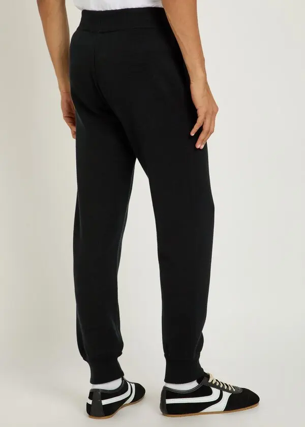 Versace Cotton And Cashmere-blend Trousers