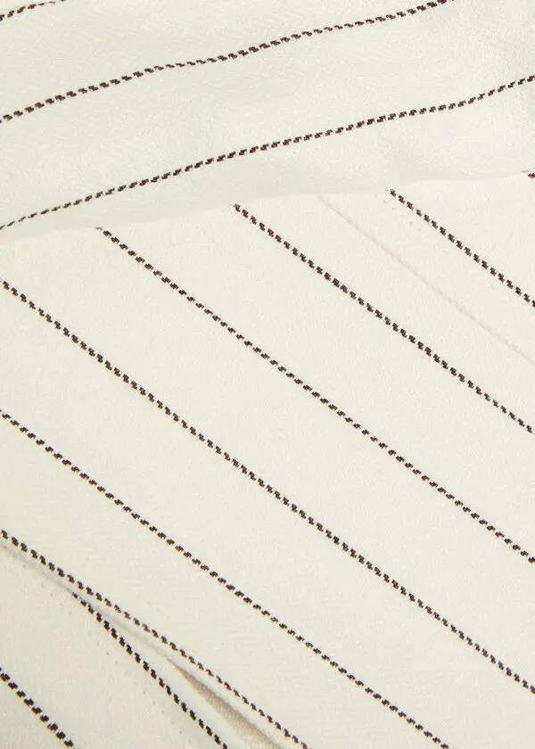 Polo Ralph Lauren Pinstriped Hemp Blazer