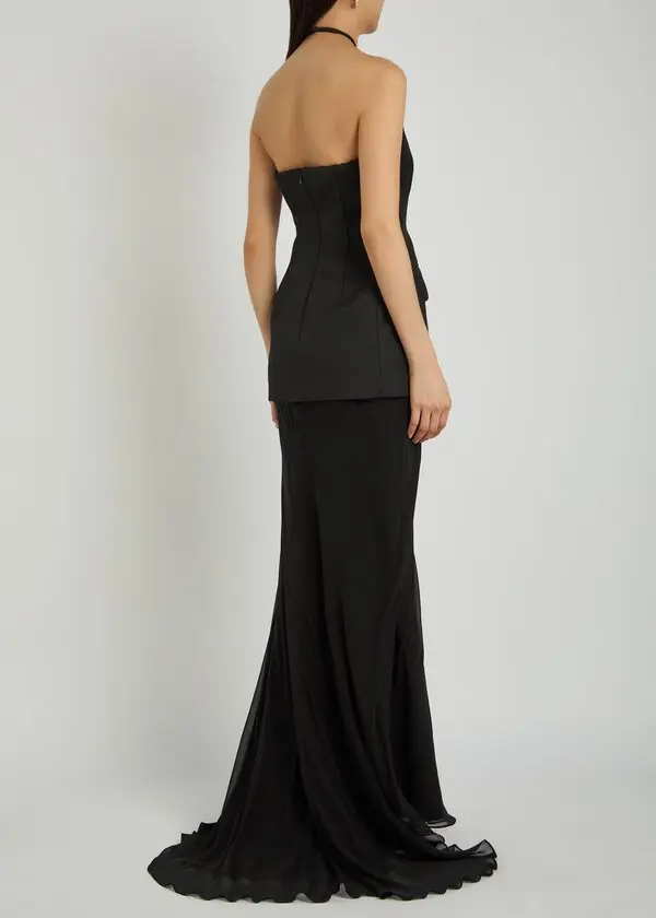 Sportmax Two-piece Halterneck Maxi Dress
