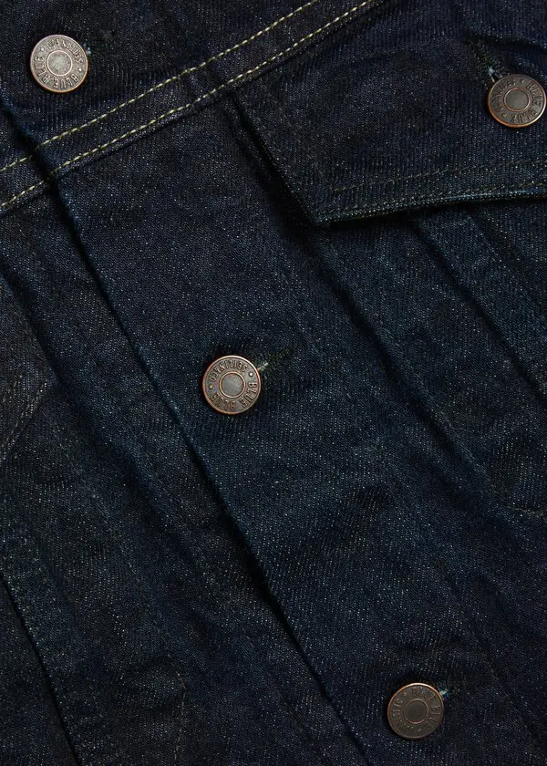 BLUE BLUE Panelled Denim Jacket