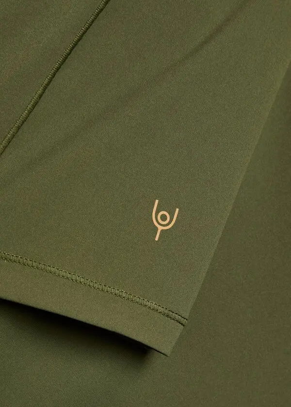 NOW YOU LIVE Waterley Stretch-jersey T-shirt With Mesh Panels