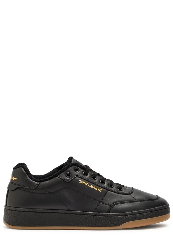 Saint Laurent Leather Lace-up Sneakers