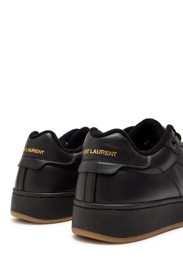Saint Laurent Leather Lace-up Sneakers