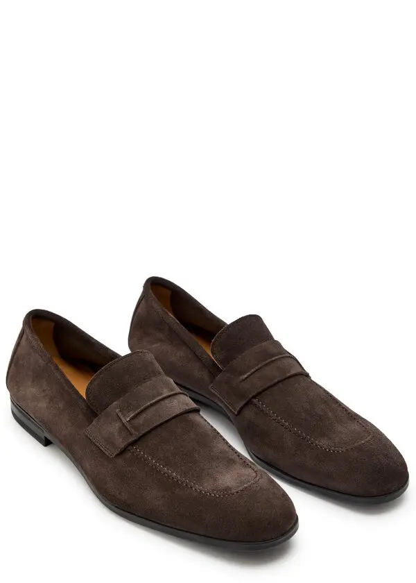 TOM FORD Suede Loafers - Brown