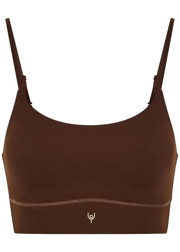 NOW YOU LIVE Leamington Stretch-jersey Bra Top