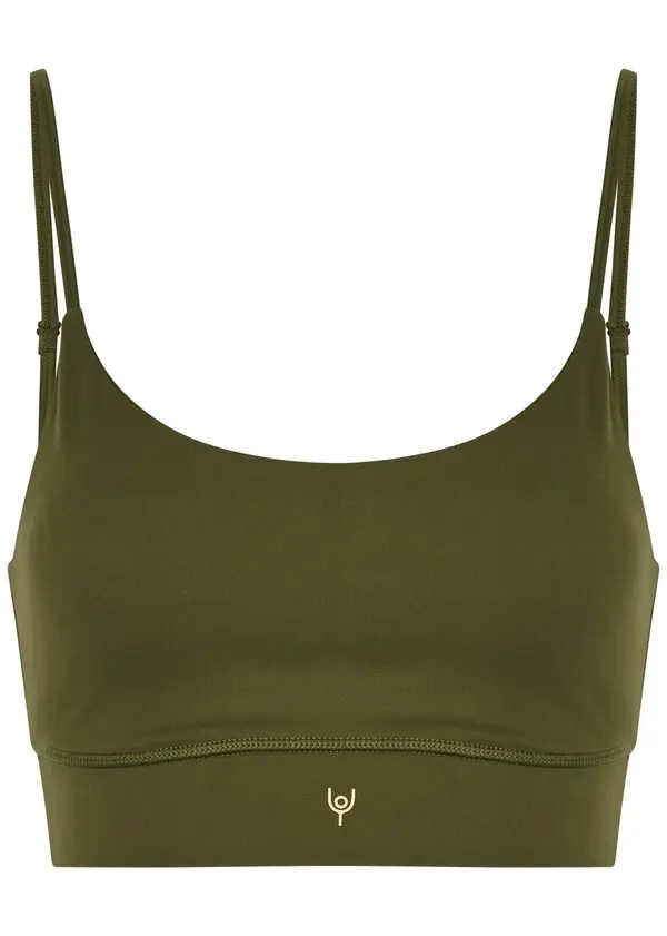 NOW YOU LIVE Leamington Stretch-jersey Bra Top