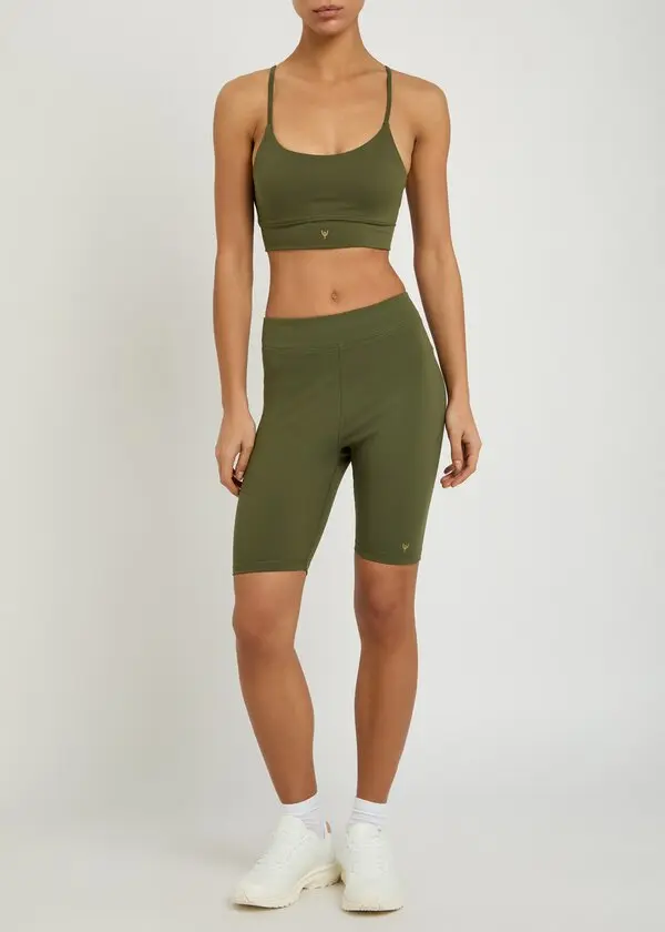 NOW YOU LIVE Leamington Stretch-jersey Bra Top