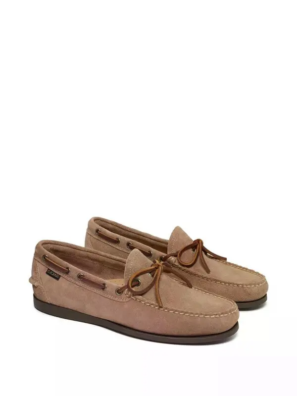 G.H.BASS Suede Deck Shoes - Neutrals