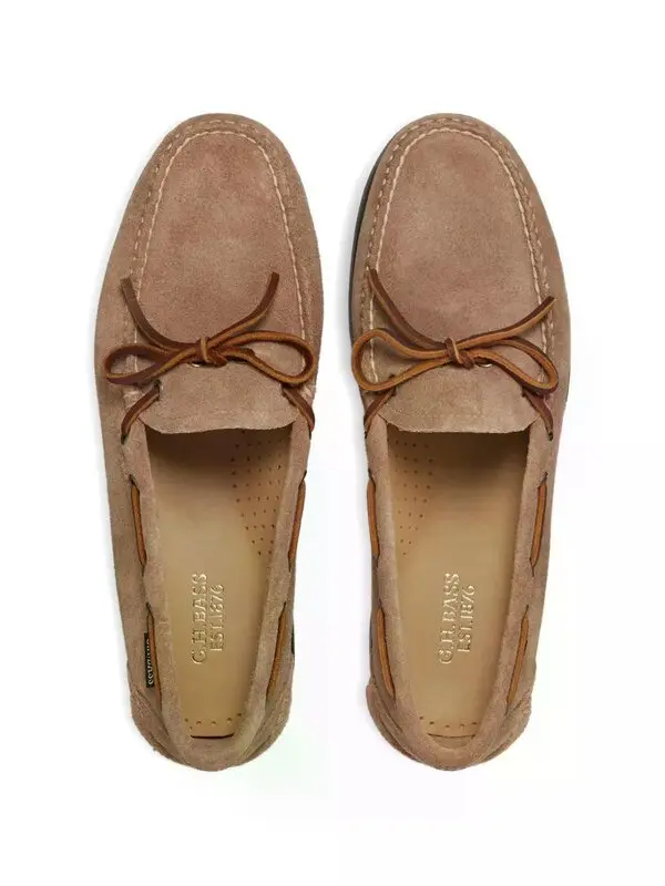 G.H.BASS Suede Deck Shoes - Neutrals
