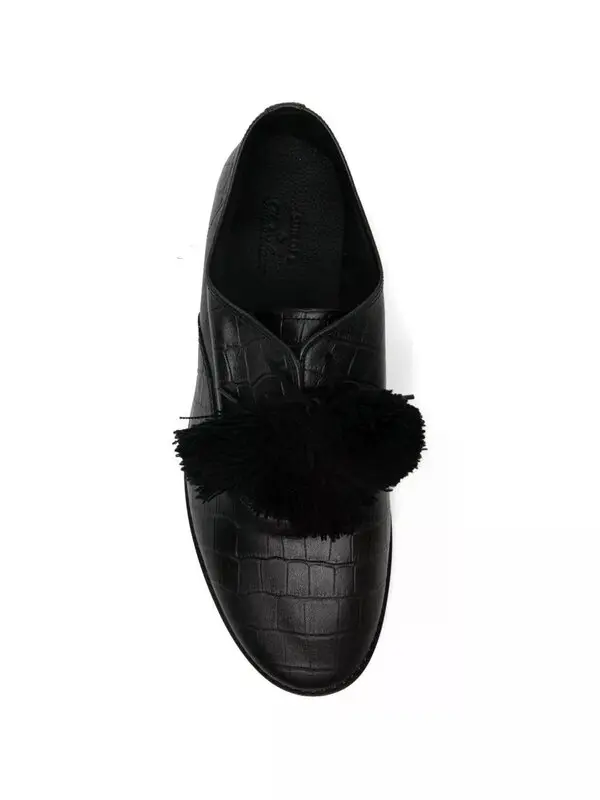 MIDORIKAWA Pompom Oxford Shoes