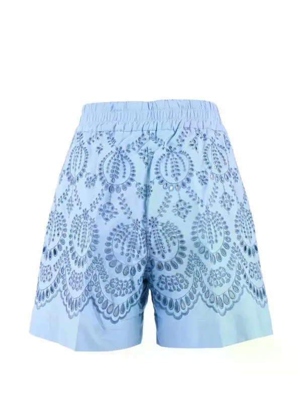 P.a.r.o.s.h Floral Embroidered Shorts