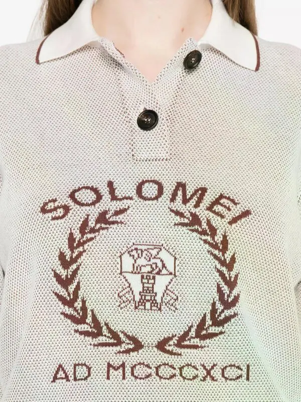 Brunello Cucinelli Graphic Print Polo Shirt