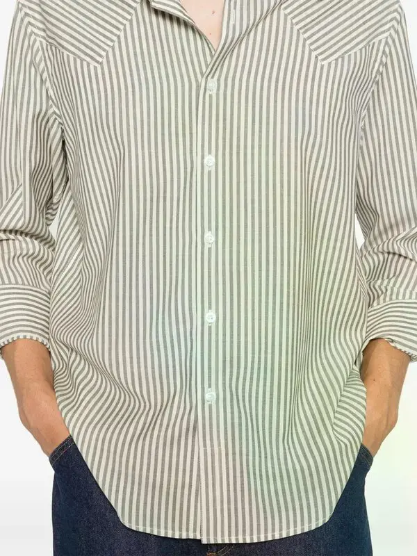 CARTER YOUNG Striped Western Shirt