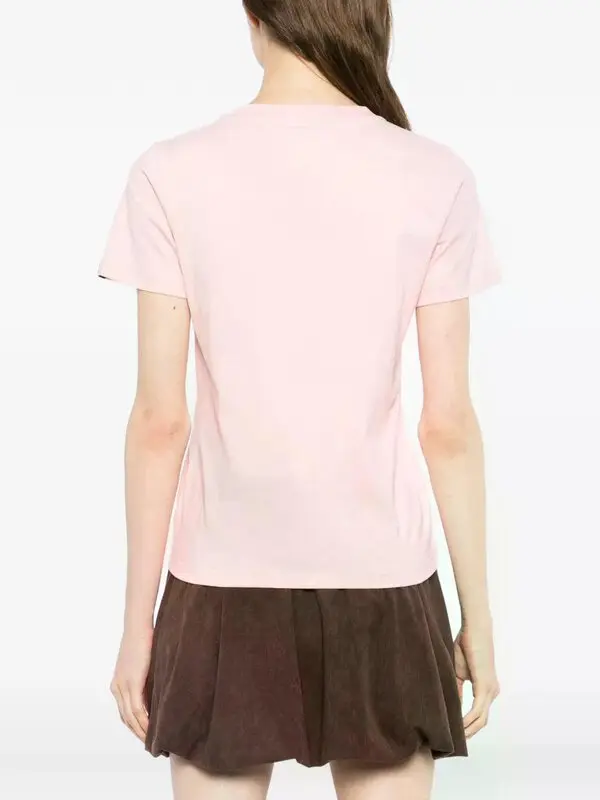 AGNES B. Logo-print Round Neck T-shirt