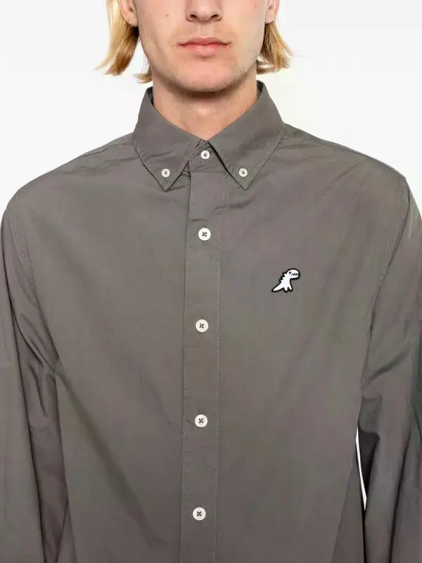 AGNES B. Dino-embroidered Shirt