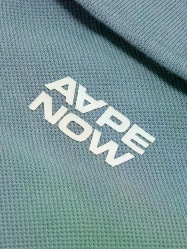 AAPE BY *A BATHING APE Aapenow Moonface Polo Shirt - Blue