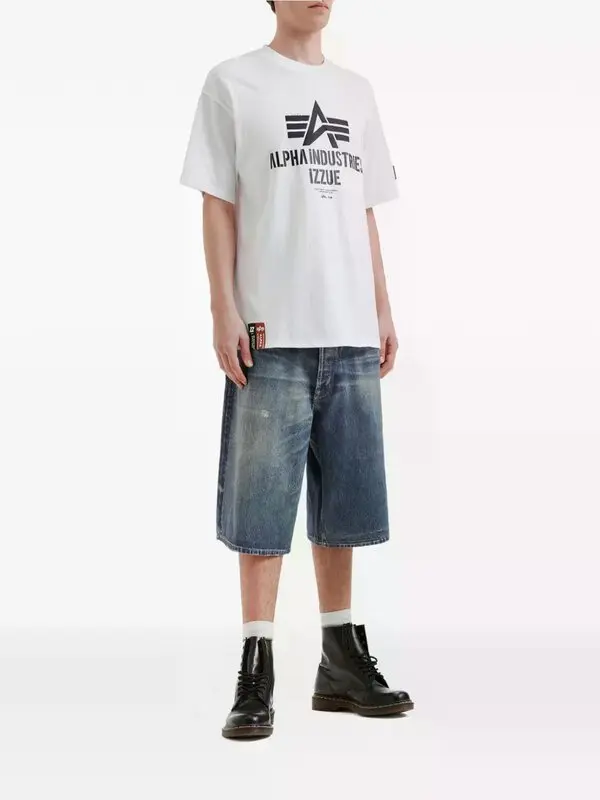 Izzue Distressed Denim Shorts - Blue