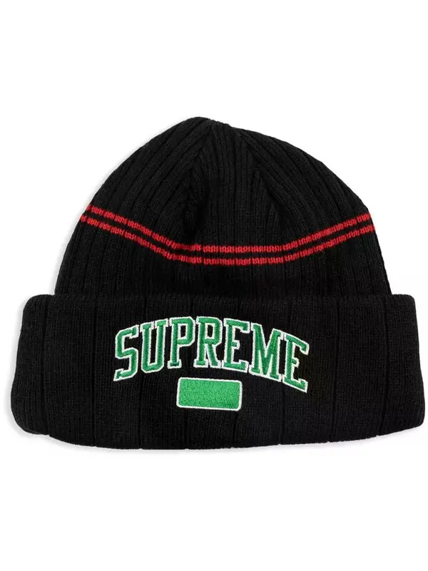 Supreme Logo Embroidered Beanie