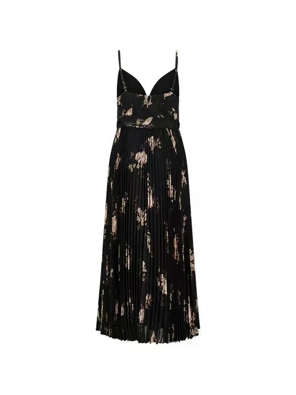 Zimmermann Pleated Floral Maxi Dress
