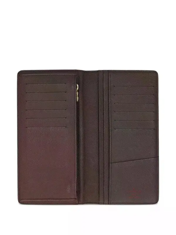 LOUIS VUITTON Check-pattern Wallet - Brown